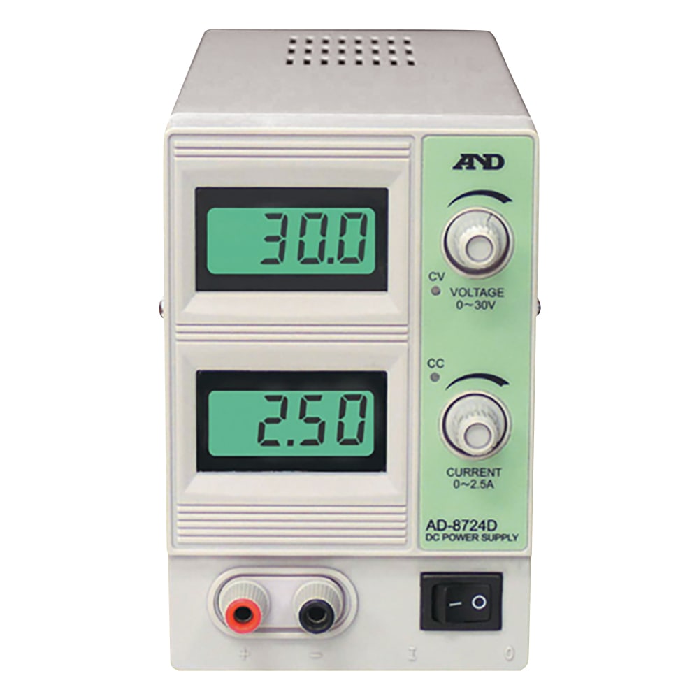 エー・アンド・デイ 直流安定化電源 AD872*シリーズ 20V-5A AD-8722D 1台（ご注文単位1台）【直送品】 包装用品・店舗用品 ...