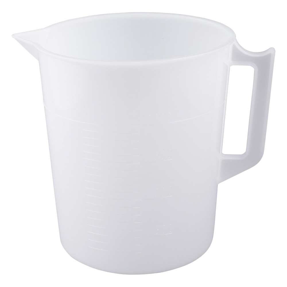 ニッコー・ハンセン ポリビーカーPE（手付き） 2000mL 1個 3012-07 1個（ご注文単位1個）【直送品】 包装用品・店舗用品の通販 シモジマ