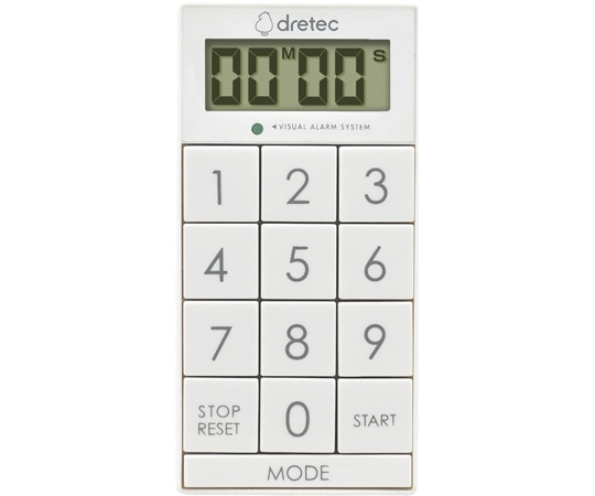 ドリテック デジタルタイマー「スリムキューブ」 ホワイト T-617WT 1個（ご注文単位1個）【直送品】 包装用品・店舗用品の通販 シモジマ