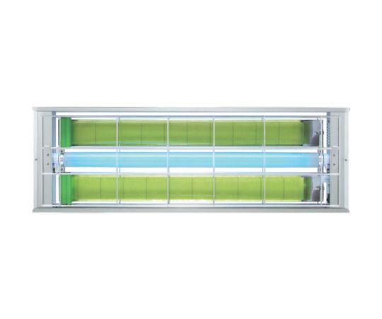 朝日産業 (食品加工機器・ヘルスケア用品) 捕虫器ムシポン 20W 吊下げ型 テープ目隠し板付MPX-2000DXA 1台 (ご注文単位1台) 【直送品】 包装用品・店舗用品の通販 シモジマ