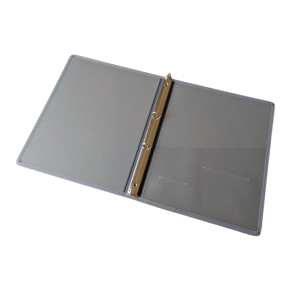 サンリーフ カルテブック (スタンダードタイプ) A4 2穴 グレー 背幅30mmSK-430-2GL 1冊 (ご注文単位1冊) 【直送品】 包装用品・店舗用品の通販 シモジマ