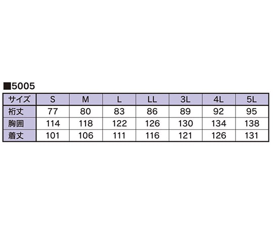 MCC (MaxClean) コートタイプクリーンウエア 5005 ブルー Sサイズ5005/B_S 1個 (ご注文単位1個) 【直送品】 包装用品・店舗用品の通販 シモジマ