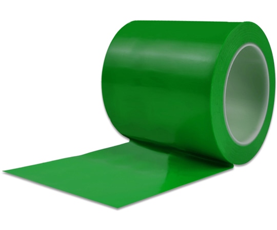 セーフラン安全用品 厚手PVCラインテープ PVC 幅100mm×22m 緑 1巻入J2353-G 1巻 (ご注文単位1巻) 【直送品】 包装 ...