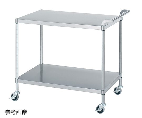 シンコー(業務用厨房機器) ステンレスワゴン(SUS430) 900×450×800mm(棚2段) M02-9045-U75 1個 (ご注文単位1個)【直送品】 包装用品・店舗用品の通販 シモジマ