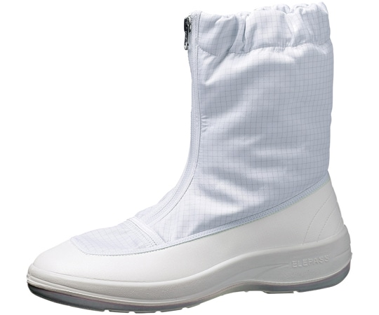 ミドリ安全 男女兼用静電作業靴 エレパスクリーンブーツ NU551 ホワイト 25.0cm NU551-25.0 1足 (ご注文単位1足 ...