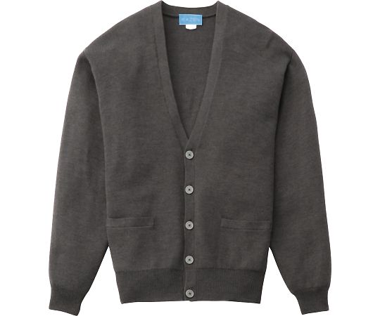 KAZEN メンズカーディガン グレー 5L 203-19 5L 1枚（ご注文単位1枚） 包装用品・店舗用品の通販 シモジマ