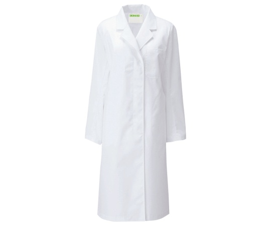 KAZEN レディス診察衣S型 長袖 白 M 120-70 M 1枚（ご注文単位1枚）【直送品】 包装用品・店舗用品の通販 シモジマ