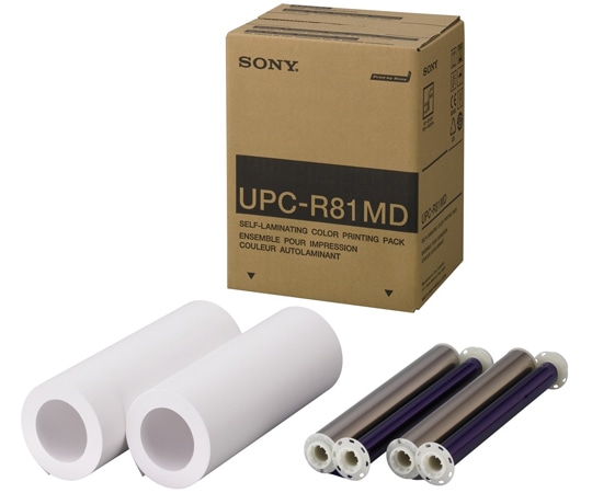 SONY UP-DR80MD用プリント用紙 ラミネートカラープリントパック 1箱（2巻入） UPC-R81MD 1箱（ご注文単位1箱）【直送品 ...