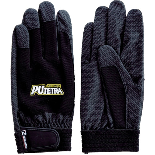 トラスコ中山 富士グローブ PUテトラ TE-007 ブラック M（ご注文単位1組）【直送品】 包装用品・店舗用品の通販 シモジマ