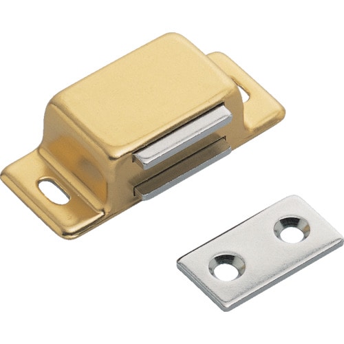 トラスコ中山 TRUSCO マグネットキャッチ アルミ製・横型 57mm (1個＝1PK)（ご注文単位1個）【直送品】 包装用品・店舗用品の通販 シモジマ