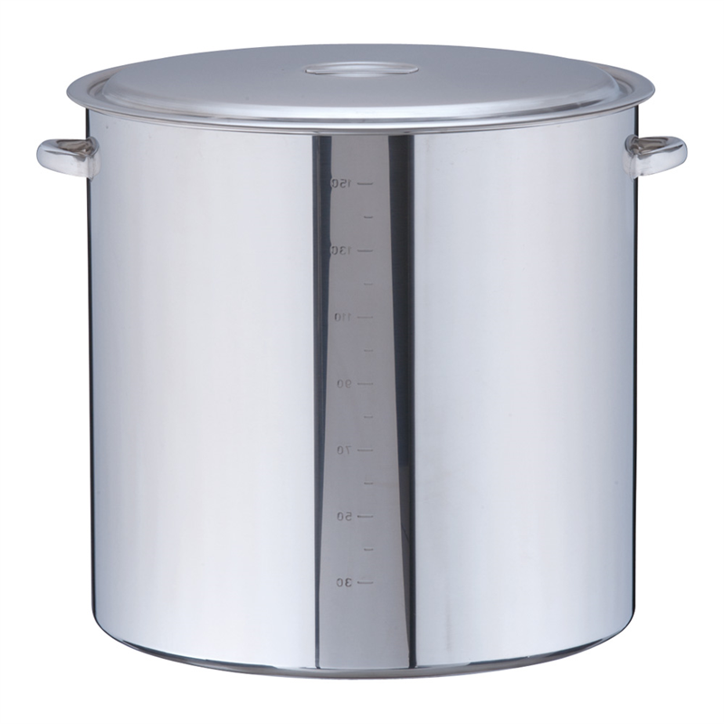 SA18-8 寸胴鍋（目盛付） 60cm 1箱（ご注文単位1箱）【直送品】 包装用品・店舗用品の通販 シモジマ