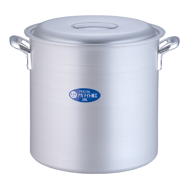 TKG IHアルミ 寸胴鍋（目盛付） 42cm 1袋（ご注文単位1袋）【直送品】 包装用品・店舗用品の通販 シモジマ