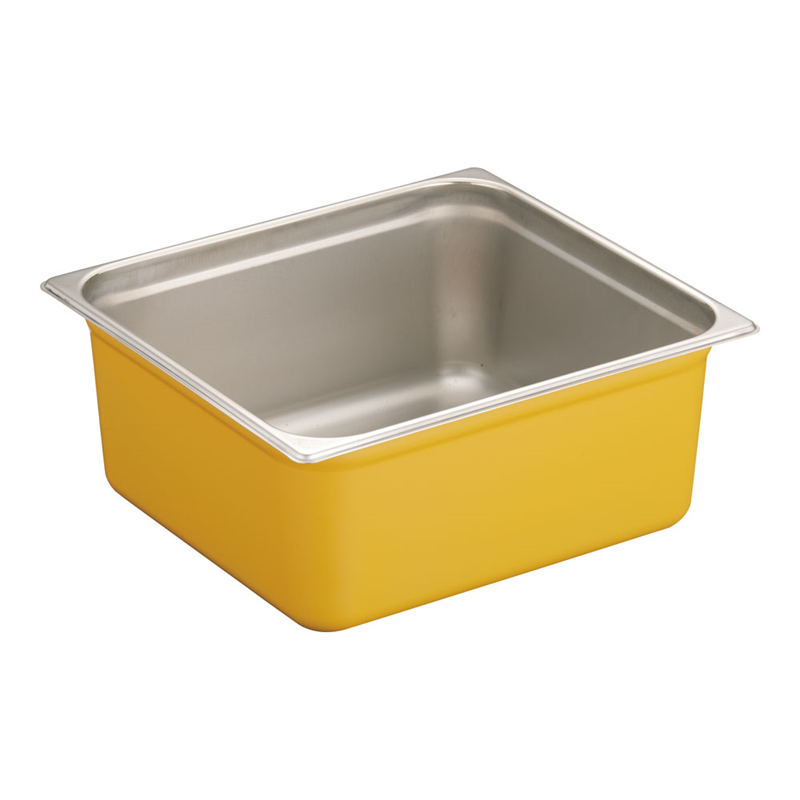 DO-EN18-8カラーGNパン 2／3 150mm イエロー 1袋（ご注文単位1袋）【直送品】 包装用品・店舗用品の通販 シモジマ