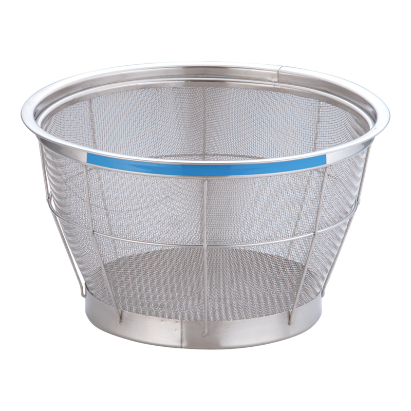 TKG NEWマンモス カラー 深型ざる 30cm ブルー 1袋（ご注文単位1袋）【直送品】 包装用品・店舗用品の通販 シモジマ