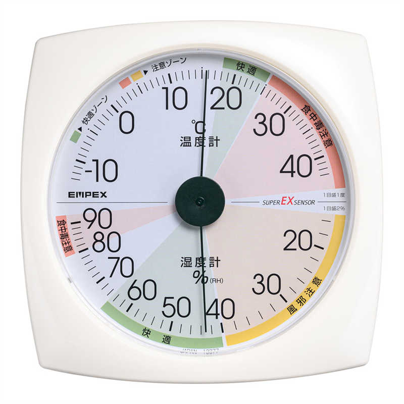 高精度 UD温・湿度計 EX-2811 1個（ご注文単位1個）【直送品】 包装用品・店舗用品の通販 シモジマ