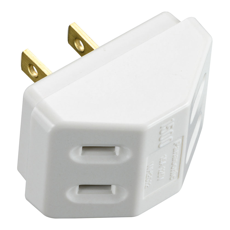 パナソニック 三角タップ1500／P WH2012PK 1個（ご注文単位1個）【直送品】 包装用品・店舗用品の通販 シモジマ