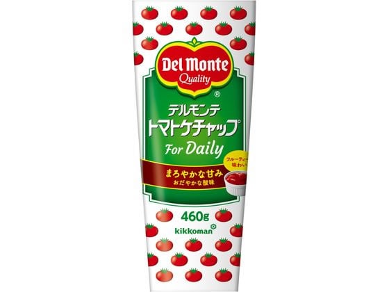 キッコーマン デルモンテ トマトケチャップ For Daily 460g 1本※軽（ご注文単位1本）【直送品】 包装用品・店舗用品の通販 シモジマ