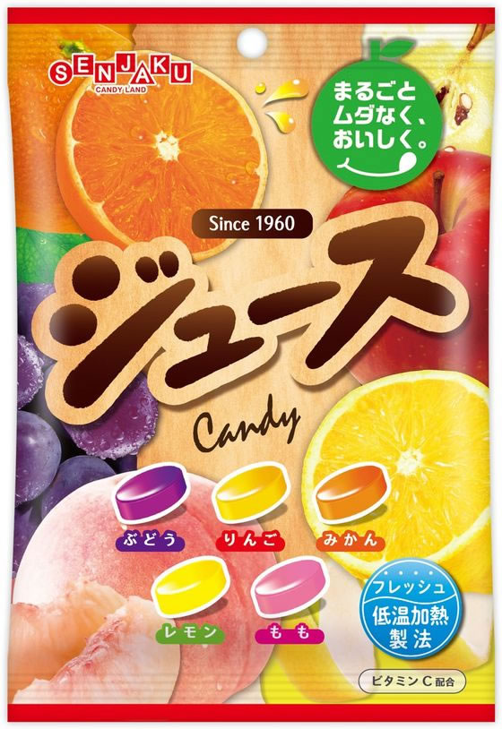 扇雀飴本舗 ジュースキャンデー 87g 1袋※軽（ご注文単位1袋）【直送品】 包装用品・店舗用品の通販 シモジマ