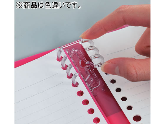 キングジム リングノート テフレーヌ A4 透明 9856TTEトウ 1冊（ご注文単位1冊)【直送品】 包装用品・店舗用品の通販 シモジマ