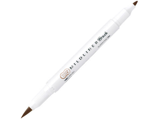 ゼブラ マイルドライナーブラッシュ マイルドブラウン WFT8-ME 1本（ご注文単位1本)【直送品】 包装用品・店舗用品の通販 シモジマ