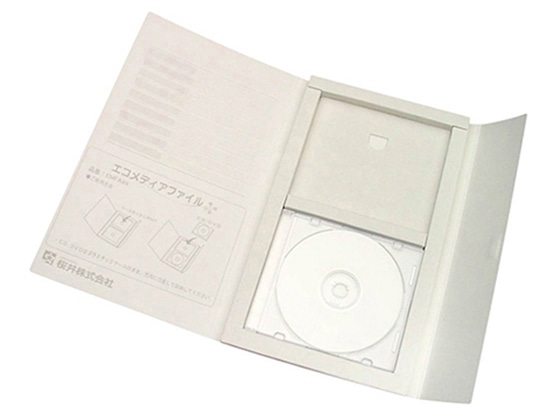 桜井 EMFA4W エコメディアファイル A4 6穴 5冊入 白 1束（ご注文単位1束)【直送品】 包装用品・店舗用品の通販 シモジマ