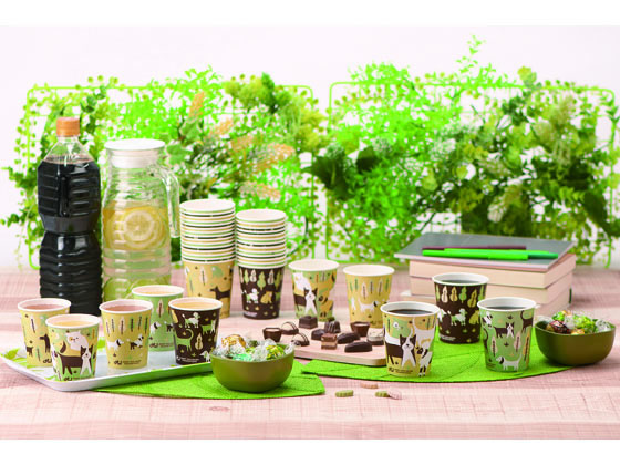 サンナップ JWドッグペーパーカップ 205ml 50個入 C2050JWD 1パック（ご注文単位1パック)【直送品】 包装用品・店舗用品の通販 シモジマ