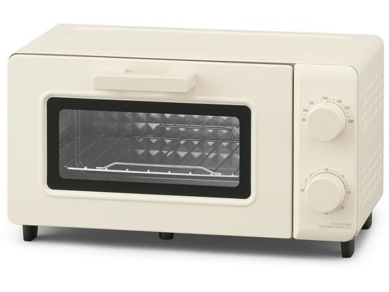 アイリスオーヤマ オーブントースター2枚焼き アイボリー EOT-201-C 1台（ご注文単位1台）【直送品】 包装用品・店舗用品の通販 シモジマ