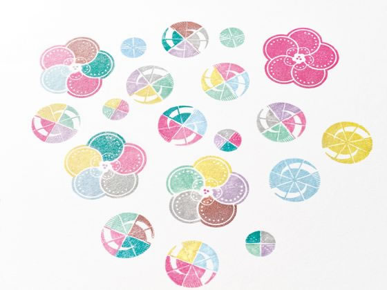 シヤチハタ いろもよう 光彩 わらべ 栗色 HAC-S1G-BR 1個（ご注文単位1個）【直送品】 包装用品・店舗用品の通販 シモジマ