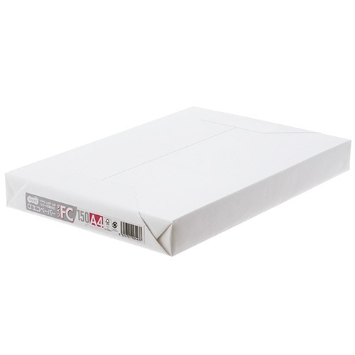 TANOSEE αエコペーパー タイプFC A4 最厚口 150g 200枚/冊（ご注文単位1冊）【直送品】 包装用品・店舗用品の通販 シモジマ