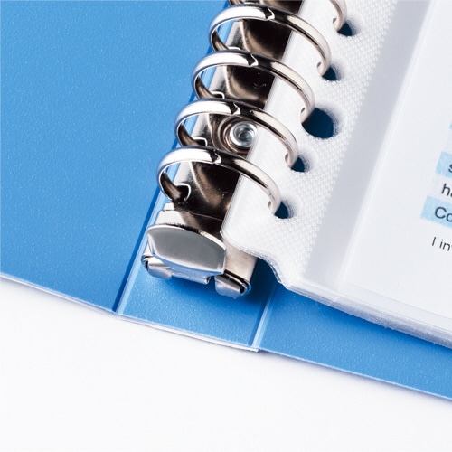 TANOSEE PPクリヤーファイル(差替式) A4タテ 30穴 25ポケット付属 背幅36mm ライトブルー 10冊/セット（ご注文単位1セット）【直送品】 包装用品・店舗用品の通販 シモジマ