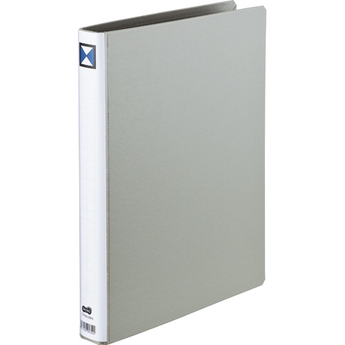 TANOSEE 両開きパイプ式ファイル A4タテ 200枚収容 20mmとじ 背幅36mm グレー 10冊/セット（ご注文単位1セット）【直送品】 包装用品・店舗用品の通販 シモジマ