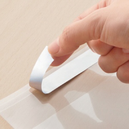 TANOSEE OPP袋 フタ・テープ付 A6用 110×170＋40mm 100枚/袋（ご注文単位1袋）【直送品】 包装用品・店舗用品の通販 シモジマ