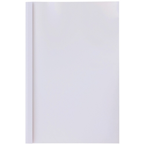 ジャパンインターナショナルコマース とじ太くん専用クリアカバー B5タテ 背幅1.5mm ホワイト 4120001 10冊/袋（ご注文単位1袋 ...