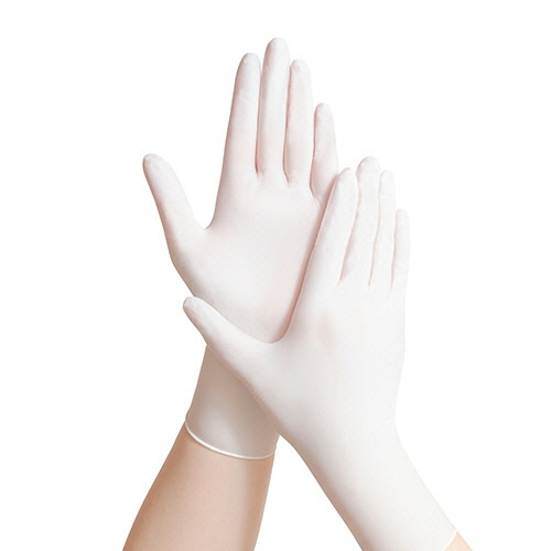 アマノ マーベルグローブ DAIYA パウダーフリー L ホワイト AM-CF363 100枚/箱（ご注文単位1箱）【直送品】 包装用品・店舗 ...