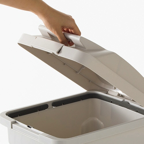 アスベル SPハンドル付ダストボックス 45L グリーン 1台（ご注文単位1台）【直送品】 包装用品・店舗用品の通販 シモジマ