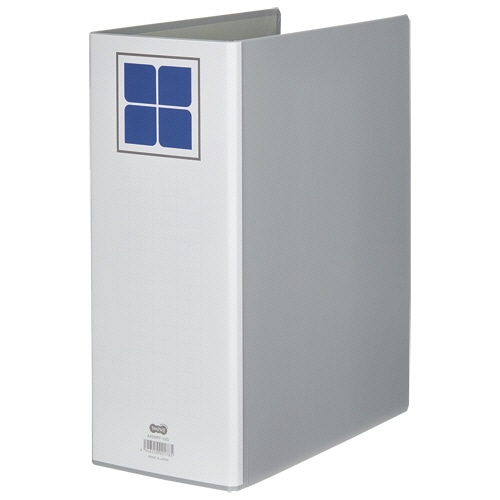 TANOSEE 両開きパイプ式ファイルE A4タテ 1000枚収容 100mmとじ 背幅126mm グレー 1セット（30冊）（ご注文単位1セット）【直送品】 包装用品・店舗用品の通販 シモジマ