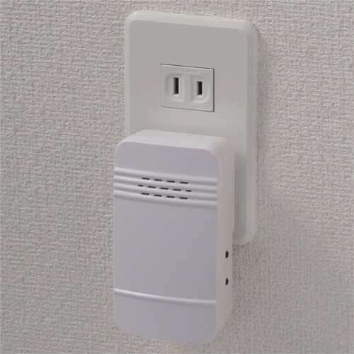 ELPA 電池を使わないワイヤレスチャイム（押ボタン・受信器セット） WC-S6040AC 1セット（ご注文単位1セット）【直送品】 包装用品・店舗用品の通販 シモジマ
