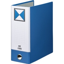 TANOSEE 片開きパイプ式ファイルKJ（指かけ穴付） A4タテ 1000枚収容 100mmとじ 背幅116mm 青 1セット（30冊）（ご注文単位1セット）【直送品】 包装用品・店舗用品の ...