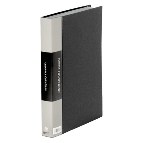 キングジム クリアーファイル カラーベーストリプル A4タテ 60ポケット 背幅35mm 黒 132-3C-BK 1セット（5冊）（ご注文単位1セット）【直送品】 包装用品・店舗用品の通販 シモジマ
