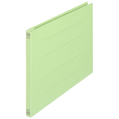 プラス PLUS フラットファイル ノンステッチ 022N A4E グリーン 78-276 1袋（ご注文単位1袋）【直送品】 包装用品・店舗用 ...