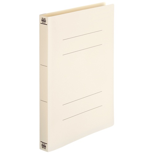 プラス PLUS PPフラットファイルA4S厚綴No.121PW IV 1冊 アイボリー 1冊（ご注文単位1冊）【直送品】 包装用品・店舗用品 ...
