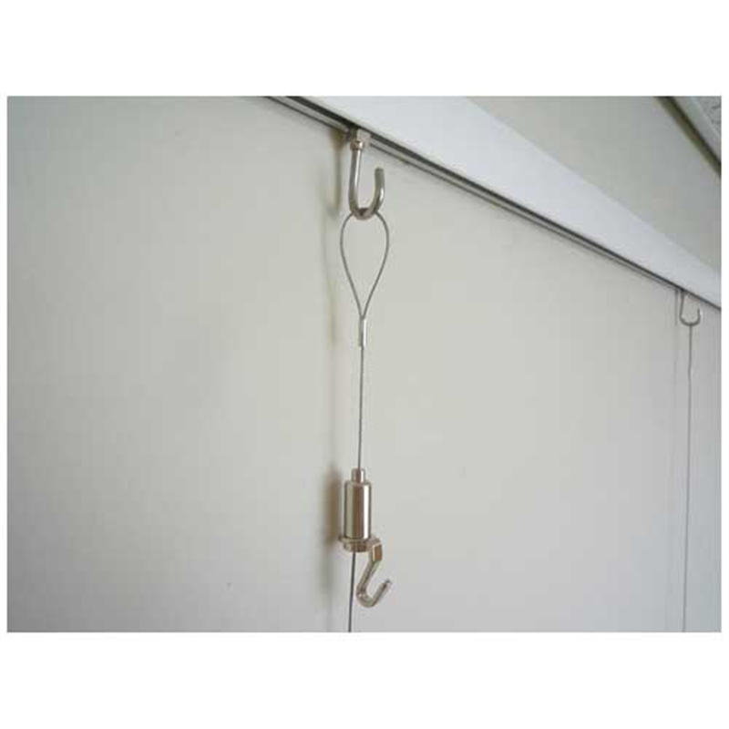 大仙 ミニワイヤ自在吊シルバー100cm N050-40852 1個（ご注文単位1個）【直送品】 包装用品・店舗用品の業務用通販 シモジマ公式