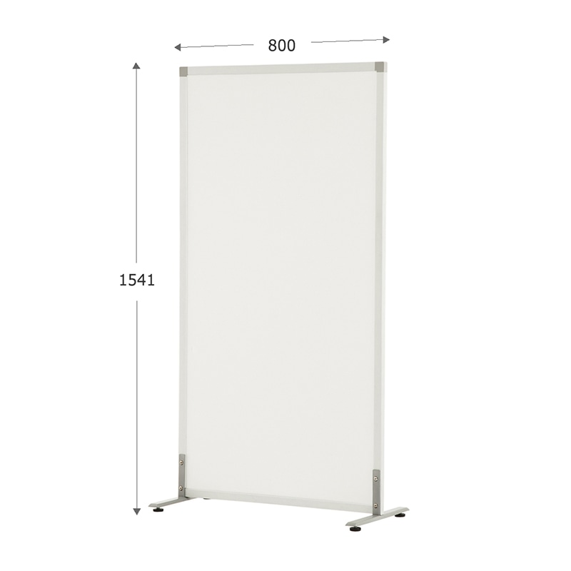 アール・エフ・ヤマカワ ノルム シンプルスクリーン W800 アジャスター仕様 ホワイトメラミン SHSCR-WHAJ 1台（ご注文単位1台 ...