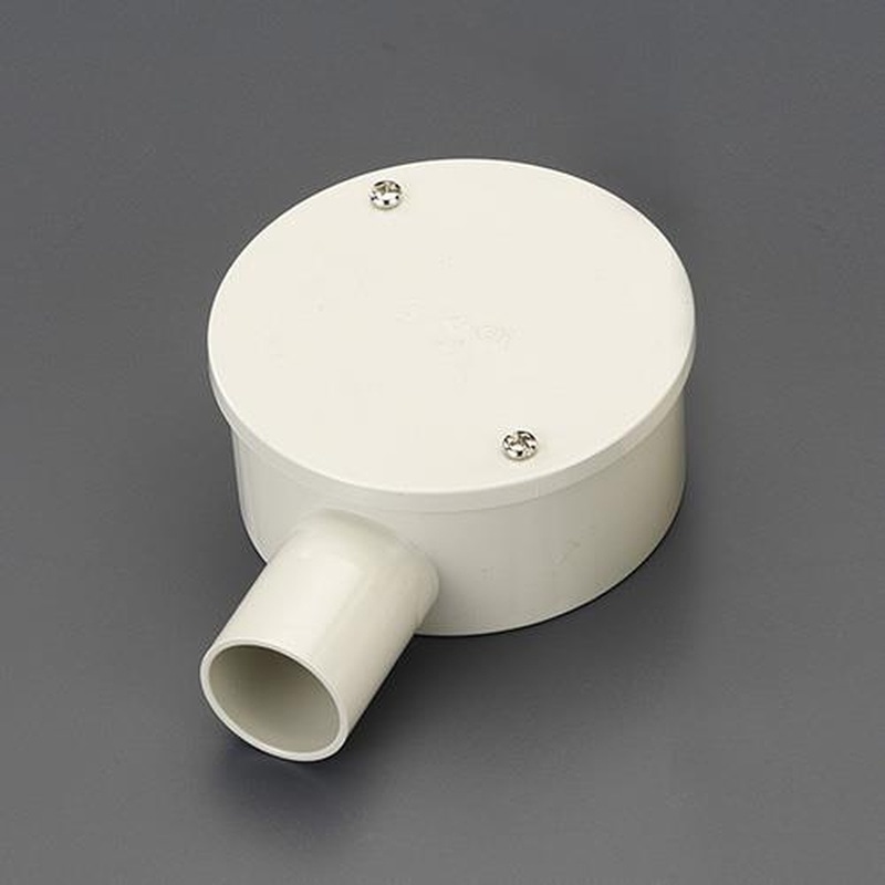 エスコ EA940CS-123 φ28mm露出ボックス(VE管用/1方向)ベージュ 1個（ご注文単位1個）【直送品】 包装用品・店舗用品の業務用通販 シモジマ公式