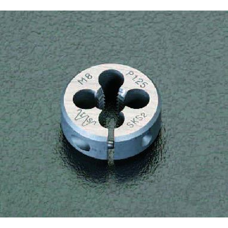 エスコ EA829MK-6 M6x1.0/25mmダイス(SKS2) 1個（ご注文単位1個）【直送品】 包装用品・店舗用品の通販 シモジマ