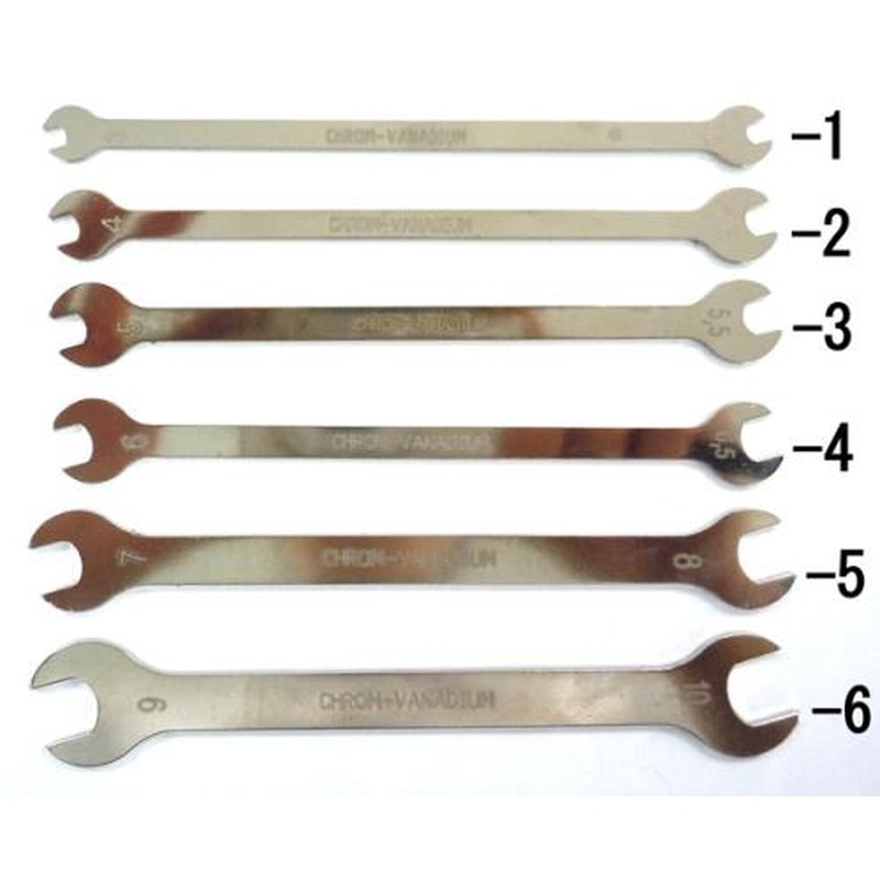 エスコ EA615-6 9.0x10/125x2.0mm両口スパナ(薄型) 1個（ご注文単位1個）【直送品】 包装用品・店舗用品の通販 シモジマ