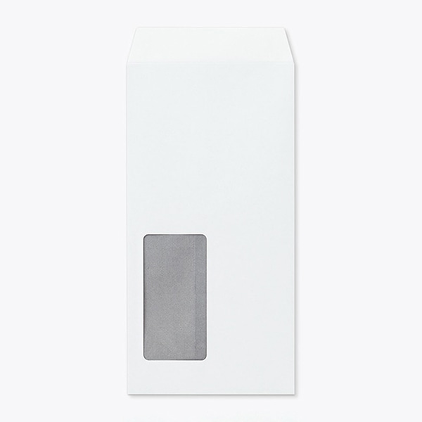 山櫻 封筒 長3窓付 中貼 竹ホワイト80 裏地紋墨 CoC 〒枠なし A950 00564008 1000枚/箱（ご注文単位1箱）【直送品 ...