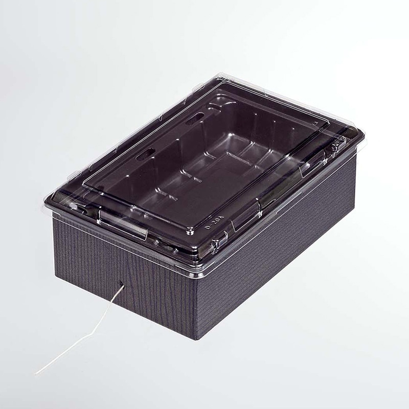 ヨシザワ 丼容器 蒸熱BOX 角丼 本体PSP 透明フタ KIT2タイプ 50個/ケース（ご注文単位1ケース）【直送品】 包装用品・店舗用品の通販 シモジマ