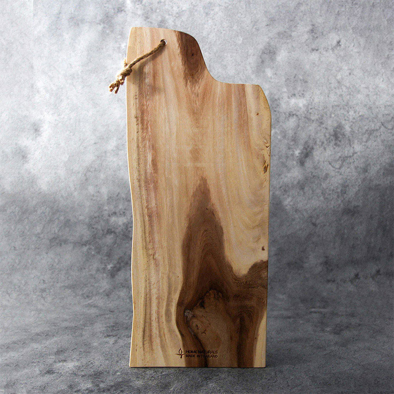 BMターゲット アカシア材カッティングボード ナチュラルカット 麻紐付き BMT-HN-C0021 1個（ご注文単位1個）【直送品】 包装用品・店舗用品の通販 シモジマ