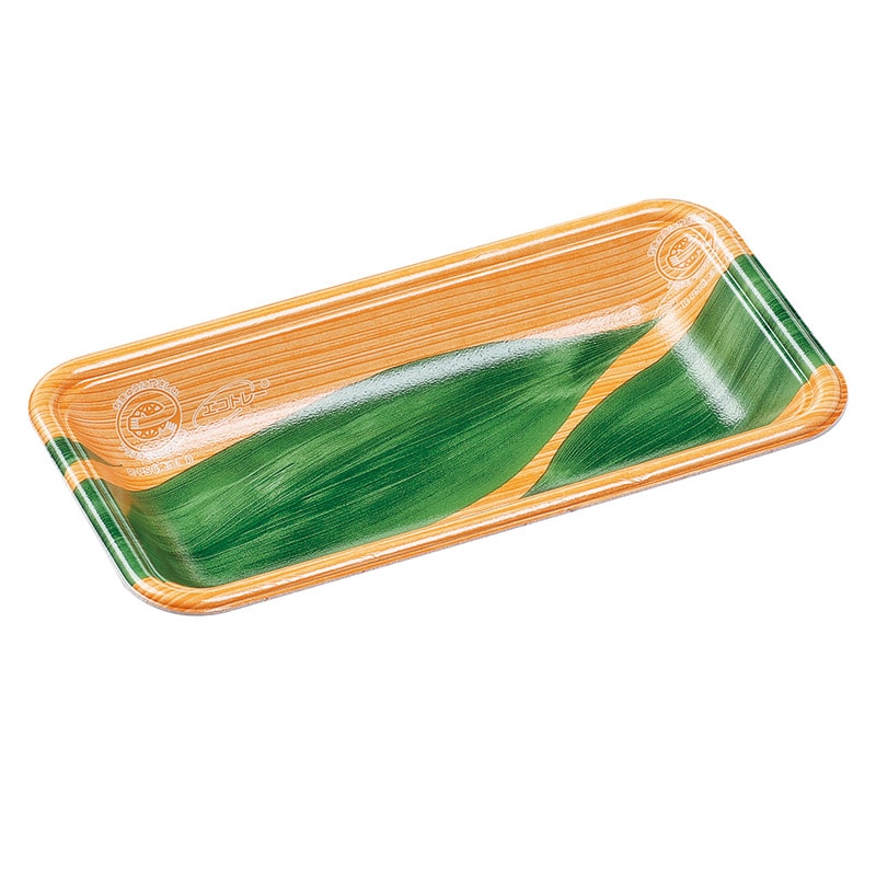 エフピコ 発泡トレー容器 FLB-A10-25 エコ木目葉らん 100枚/袋（ご注文単位27袋）【直送品】 包装用品・店舗用品の通販 シモジマ